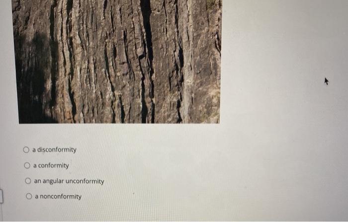 Solved in the photograph below, rock layers near the top | Chegg.com Solved in the photograph below, rock layers near the top | Chegg.com