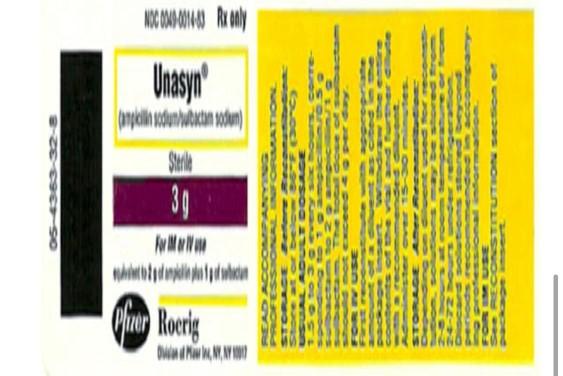 Solved The prescriber ordered Unasyn (ampicillin | Chegg.com