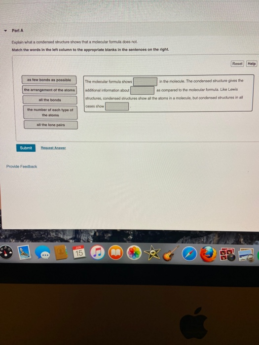 Solved Part A Explain what a condensed structure shows that | Chegg.com