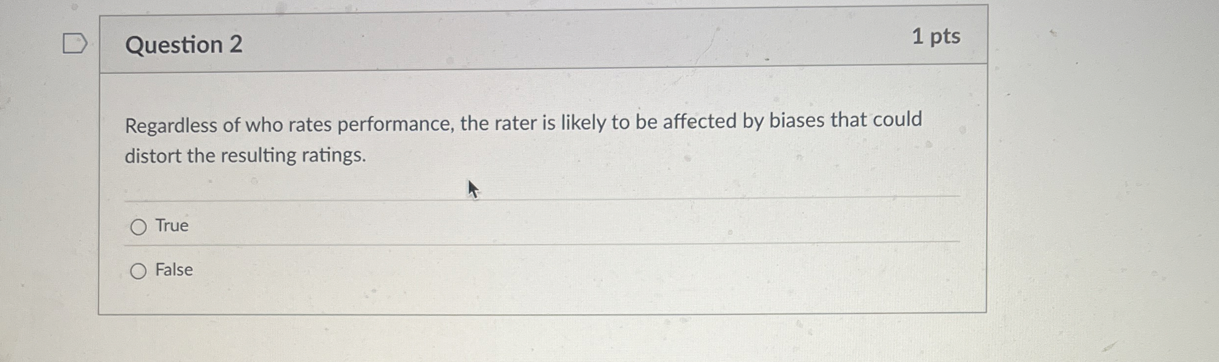 Solved Question 21 ﻿ptsRegardless of who rates performance, | Chegg.com