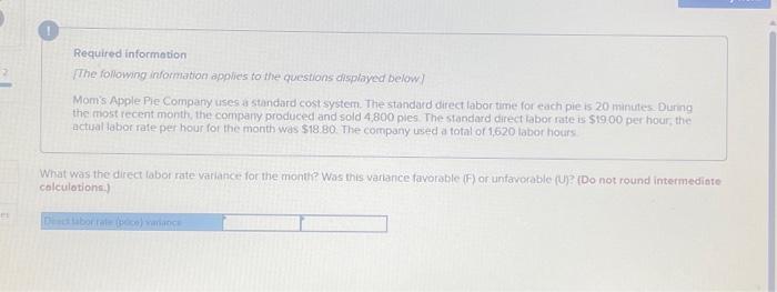 Solved Required information The fow whing information | Chegg.com