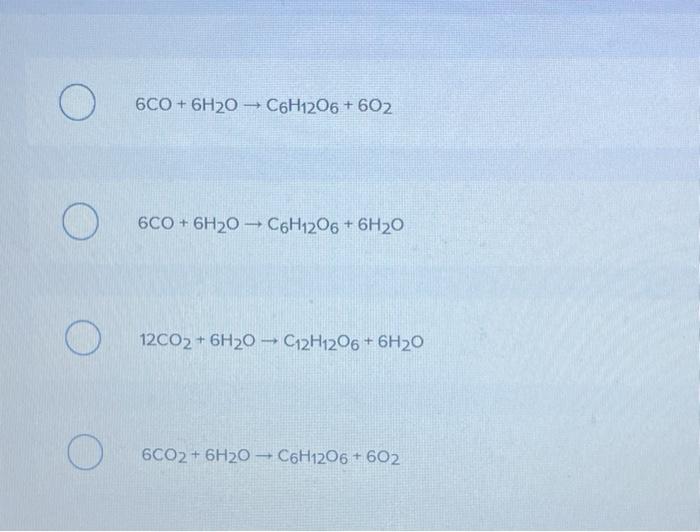 Solved The reactions of photosynthesis may be summarized as | Chegg.com