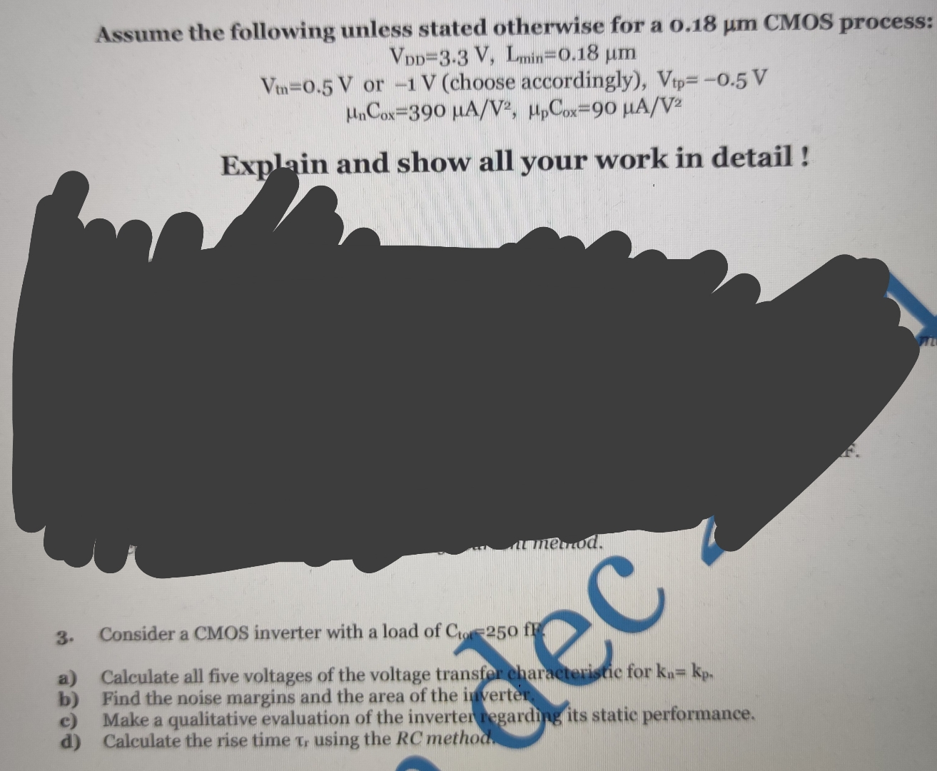 Solved Assume the following unless stated otherwise for a | Chegg.com