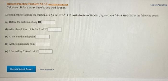 Solved Tutored Practice Problem 18.3.3 GLEND Close Problem | Chegg.com
