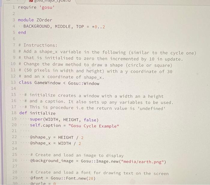 Solved Hello I Need Help With Creating A Ruby Program To