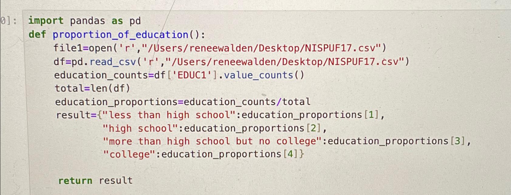 Solved Value error invalid mode. How do i fix? ﻿import | Chegg.com