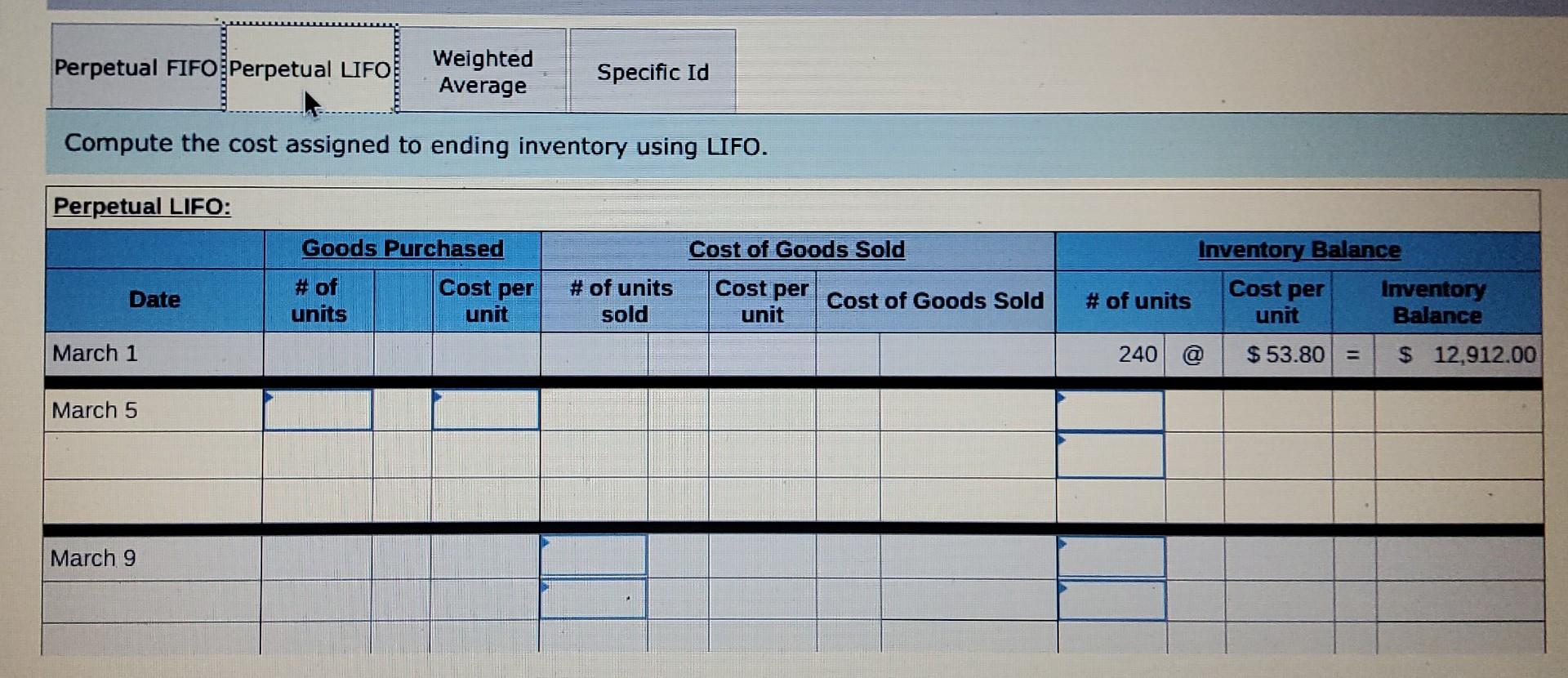 Solved Exercise 6-12 Analysis of inventory errors LO A2 | Chegg.com