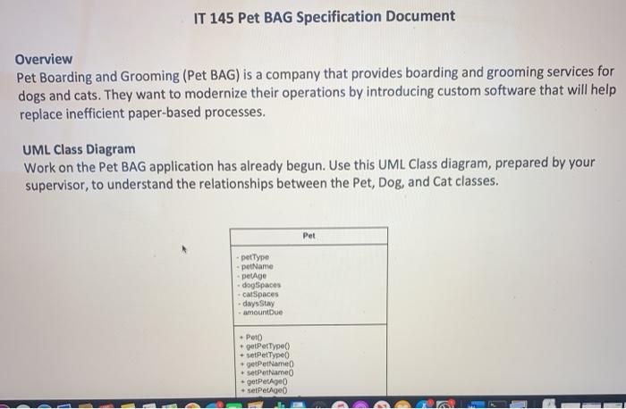 Solved Using Java I have to create a class, design a | Chegg.com