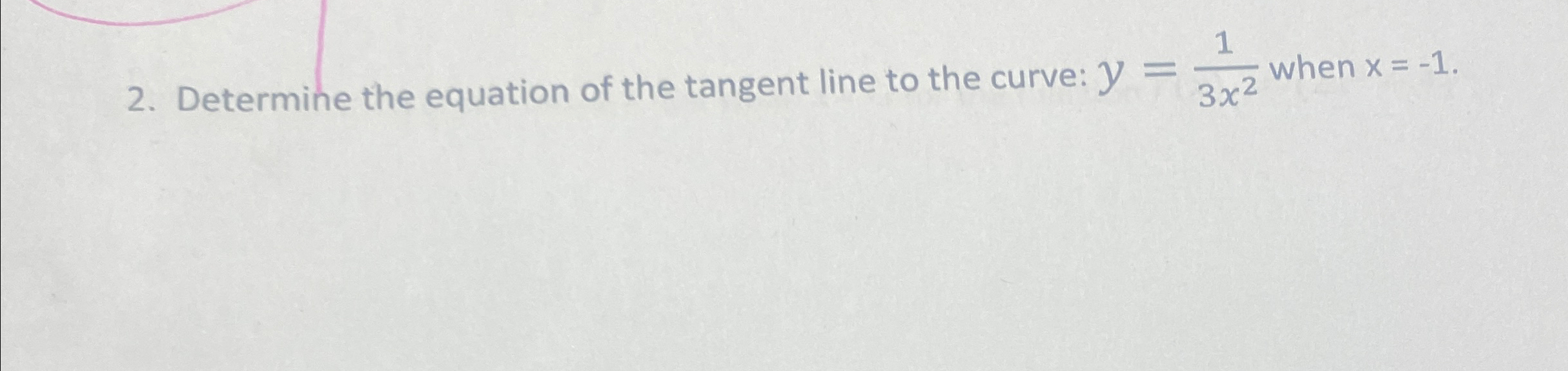 Solved Determine the equation of the tangent line to the | Chegg.com