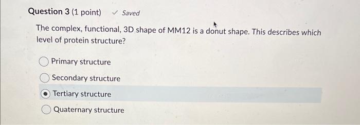 Solved The enzyme MM12 is manufactured and secreted tly | Chegg.com