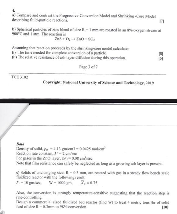 Solved 4. a) Compare and contrast the Progressive-Conversion | Chegg.com