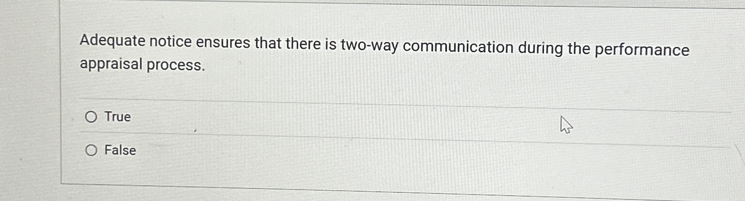 Solved Adequate notice ensures that there is two-way | Chegg.com