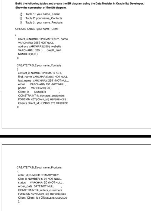 Generate Er Diagram From Pl Sql Developer Er Diagram Generat