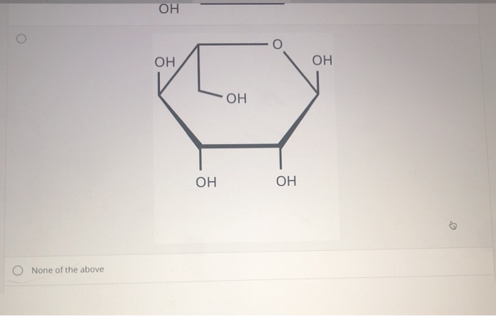 Solved Distinguish open-chain monosaccharides from cyclic | Chegg.com