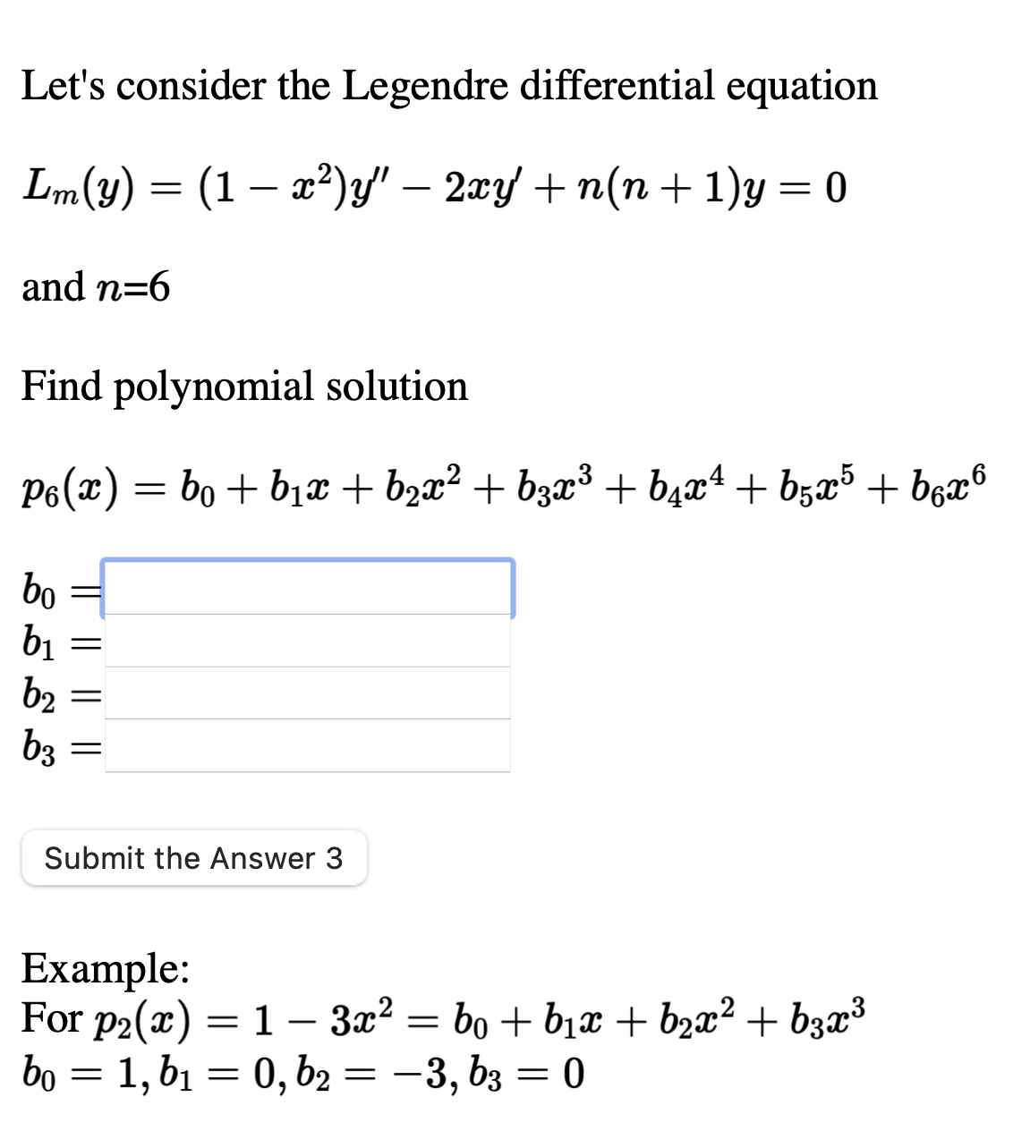 Solved Let's consider the Legendre differential | Chegg.com