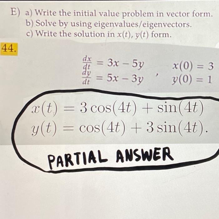 Solved Please solve part A B and C for the problem in the | Chegg.com