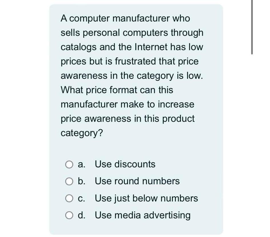 Solved A computer manufacturer who sells personal computers | Chegg.com