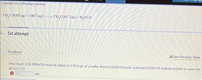 Solved Consider the following reaction: | Chegg.com