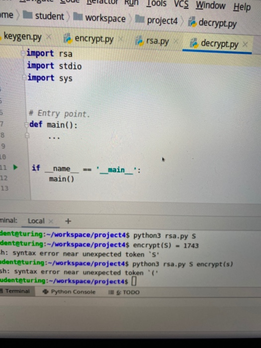 Problem 4. (Decryption Client) Write a client program | Chegg.com Problem 4. (Decryption Client) Write a client program | Chegg.com