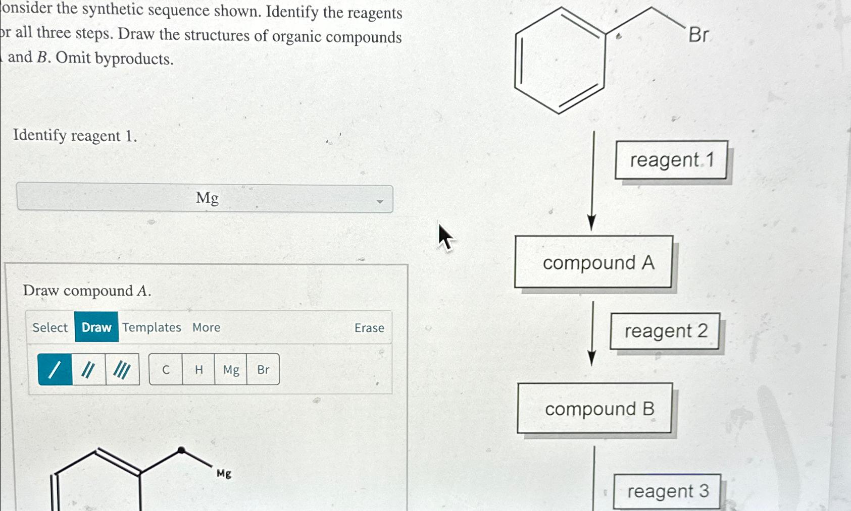 onsider the synthetic sequence shown. Identify the | Chegg.com