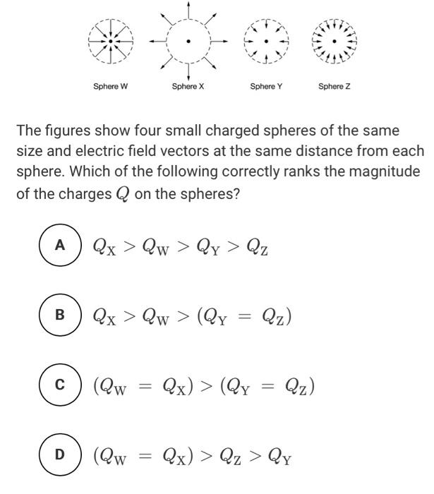 Solved Sphere W Sphere X Sphere Y Sphere Z The figures show | Chegg.com