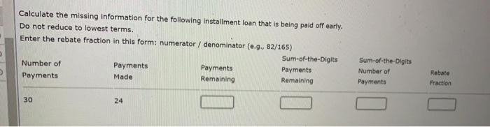 Solved Calculate the missing information for the following | Chegg.com