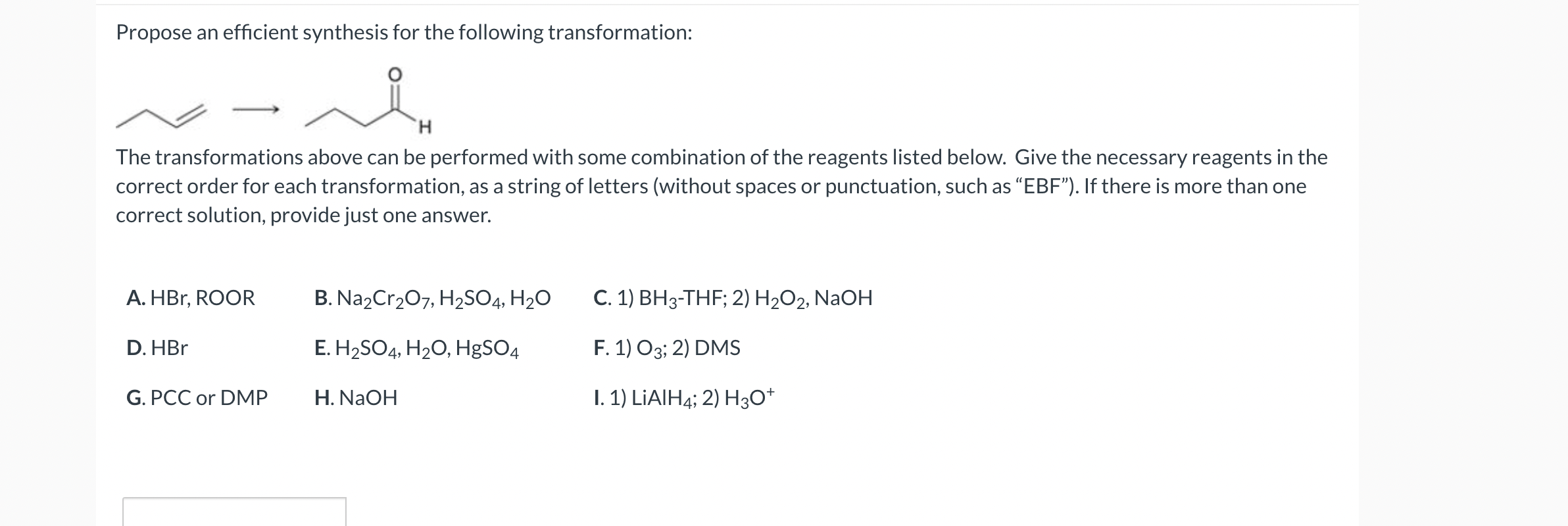 Propose an ﻿efficient synthesis for the following | Chegg.com