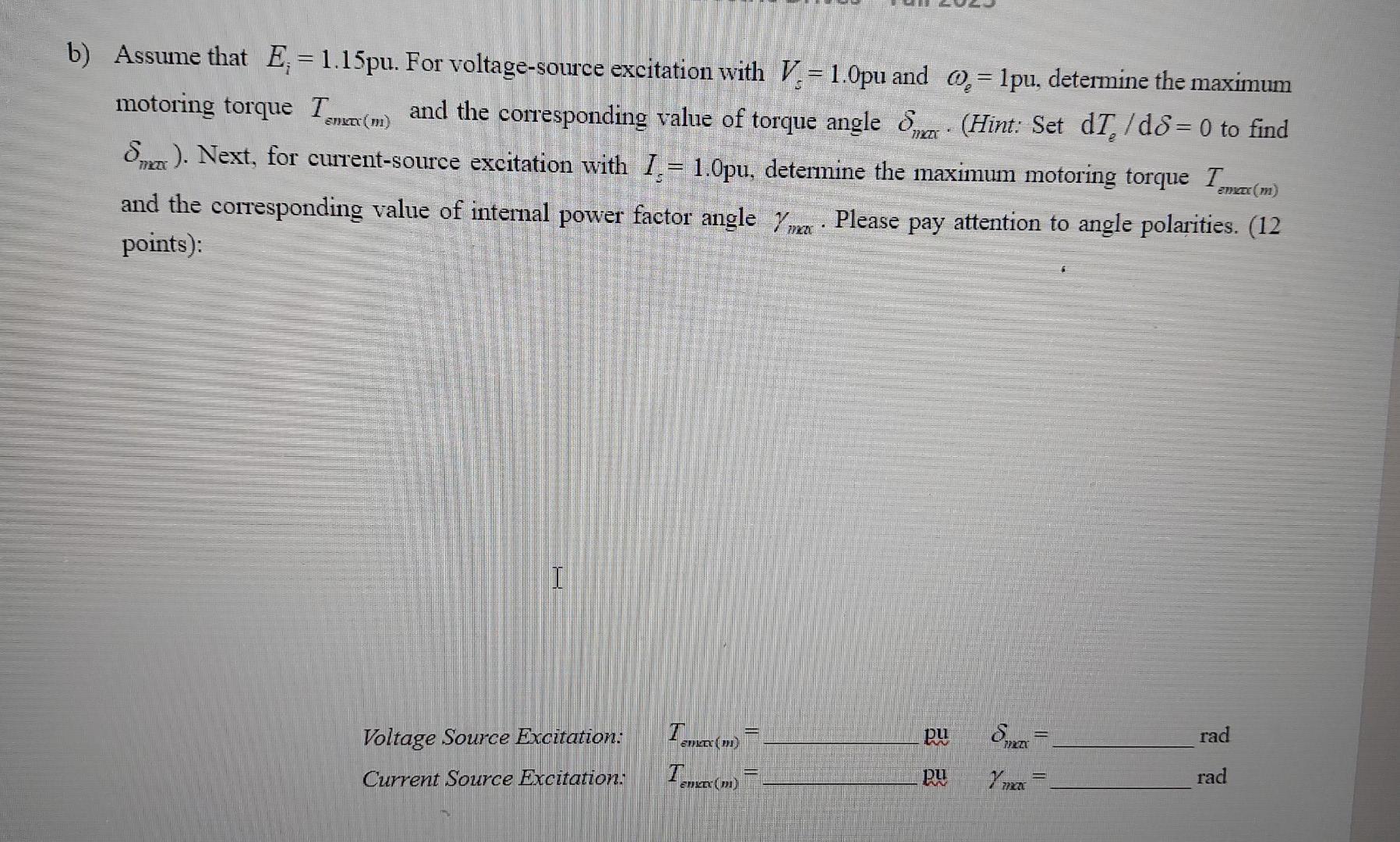 Solved A salient-pole synchronous machine with a wound-rotor | Chegg.com