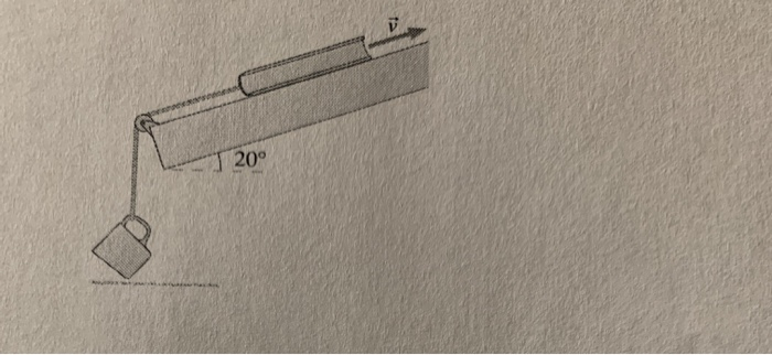 Solved What is the tension in the string once the box begins | Chegg.com