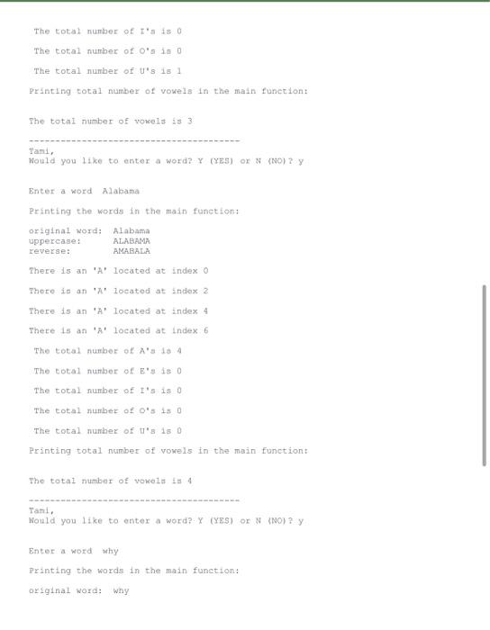 Solved Intro to Programming in C-program 8 (larger program) | Chegg.com