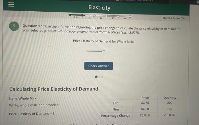 Solved 1) Question 1.1: Use the information regarding the | Chegg.com