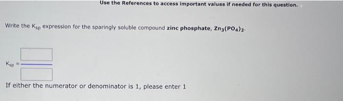 Solved Write the Ksp expression for the sparingly soluble | Chegg.com