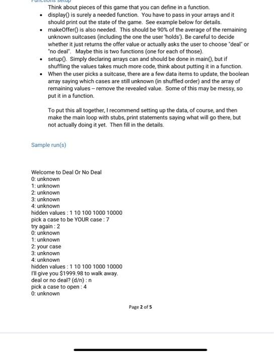 Solved Itp 165 Introduction To C Programming Homework 6 6634