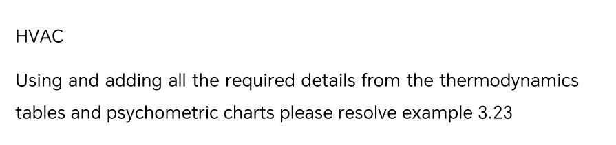 Solved HVAC Using and adding all the required details from | Chegg.com