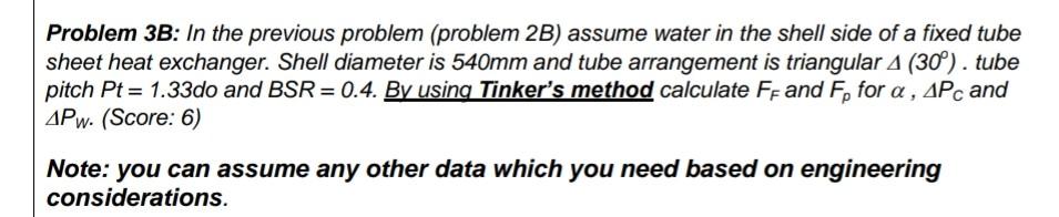Solved Problem 3B: In the previous problem (problem 2B) | Chegg.com