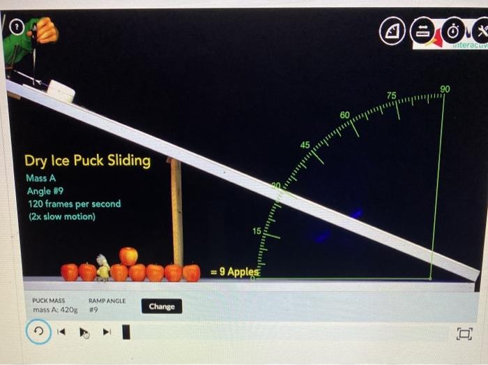 Acceleration on an Incline Using Pivot Interactives | Chegg.com