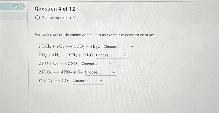 Solved For each reaction, determine whether it is an example | Chegg.com