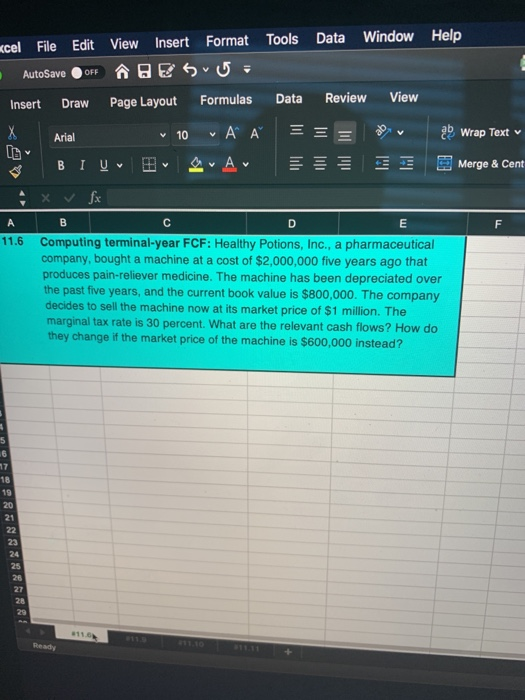 Solved Data Window Help cel File Edit View Insert Format | Chegg.com