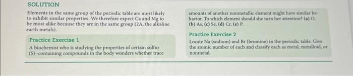 Solved Practice Exercise 1 A biochemist who is studying the | Chegg.com