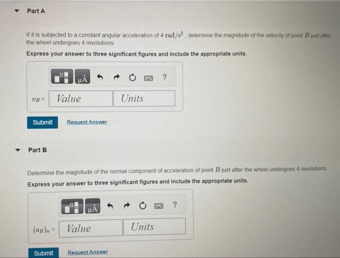 Solved The disk is originally rotating at ω0 = 8 rad/s | Chegg.com