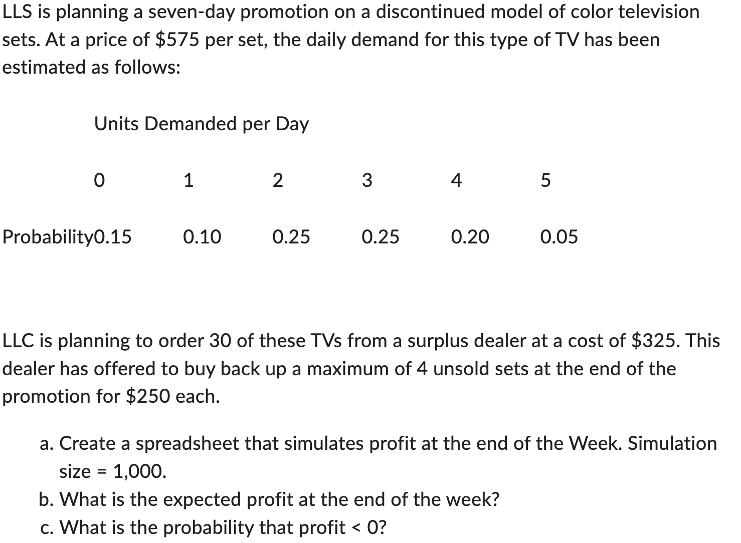 Solved Can you help me solve this problem in excel using | Chegg.com