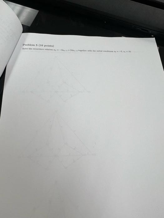 Solved Problem 5 (10 points) | Chegg.com Solved Problem 5 (10 points) | Chegg.com