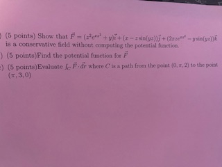 Solved (5 ﻿points) ﻿Show that | Chegg.com
