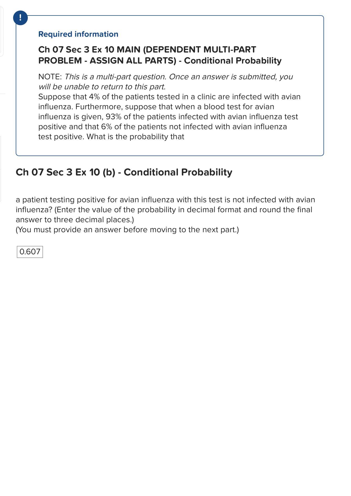 Solved Required informationCh 07 ﻿Sec 3 ﻿Ex 10 ﻿MAIN | Chegg.com