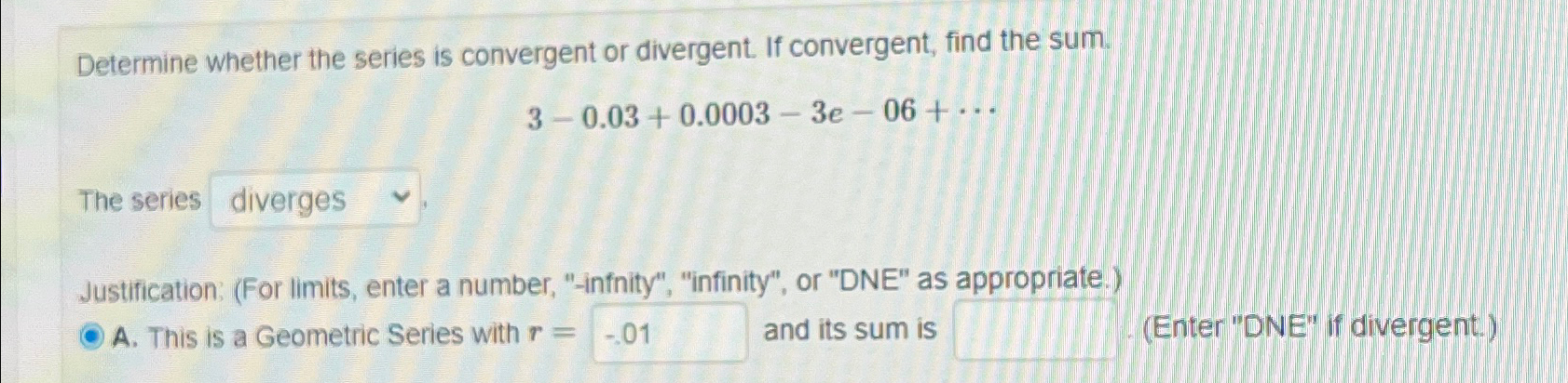Solved Determine whether the series is convergent or | Chegg.com