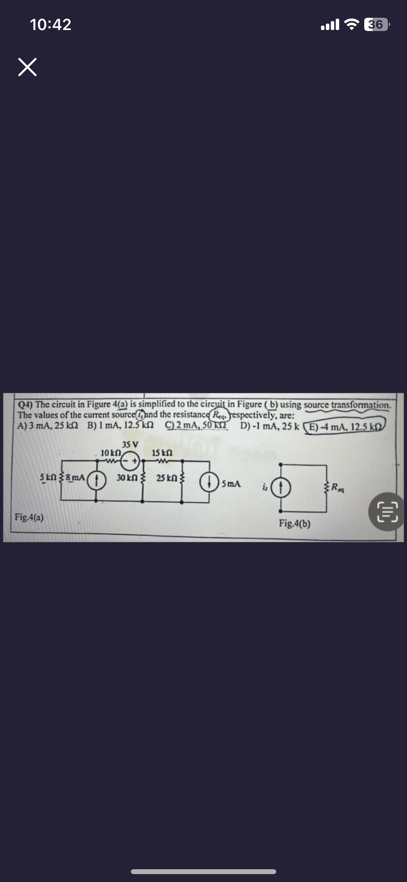 Solved by an EXPERT Detailed solving please Q4) ﻿The circuit in Figure | Chegg.com