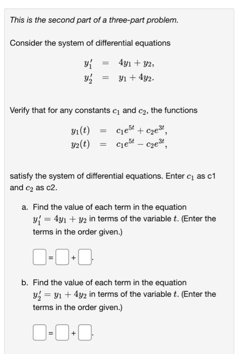 Solved This is the second part of a three-part problem. | Chegg.com