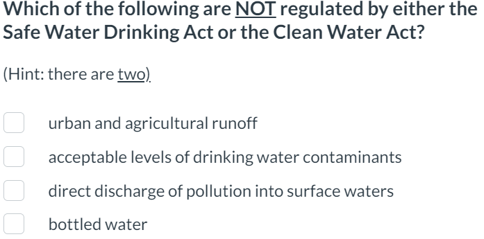 Solved Which of the following are NOT regulated by either | Chegg.com