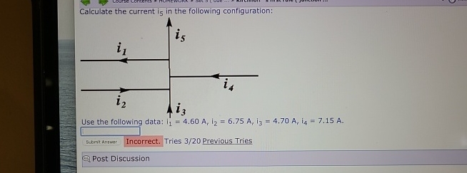 Solved Calculate the current i5 ﻿in the following | Chegg.com