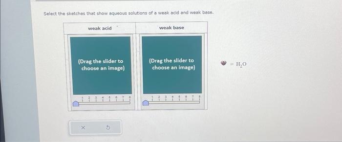 Solved Select the sketches that show aqueous solutions of a | Chegg.com